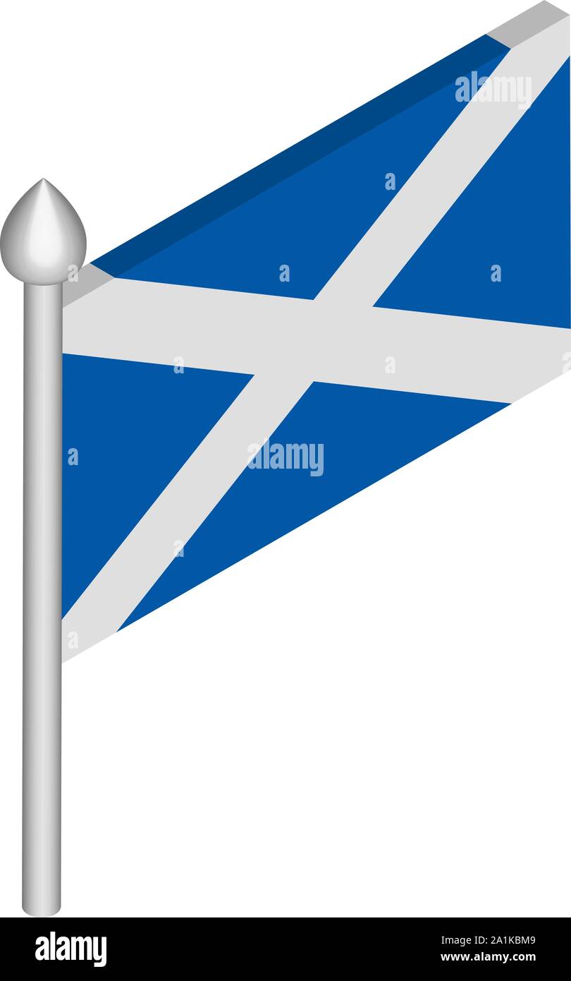 Scotland symbolic flag Stock Vector Images - Alamy