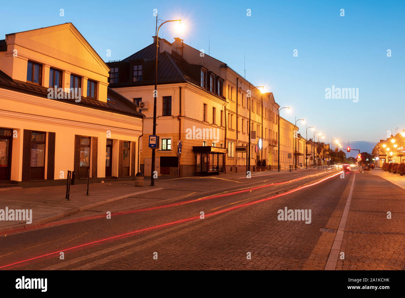 Main Square of Suwalki. Suwalki, Podlasie, Poland Stock Photo - Alamy