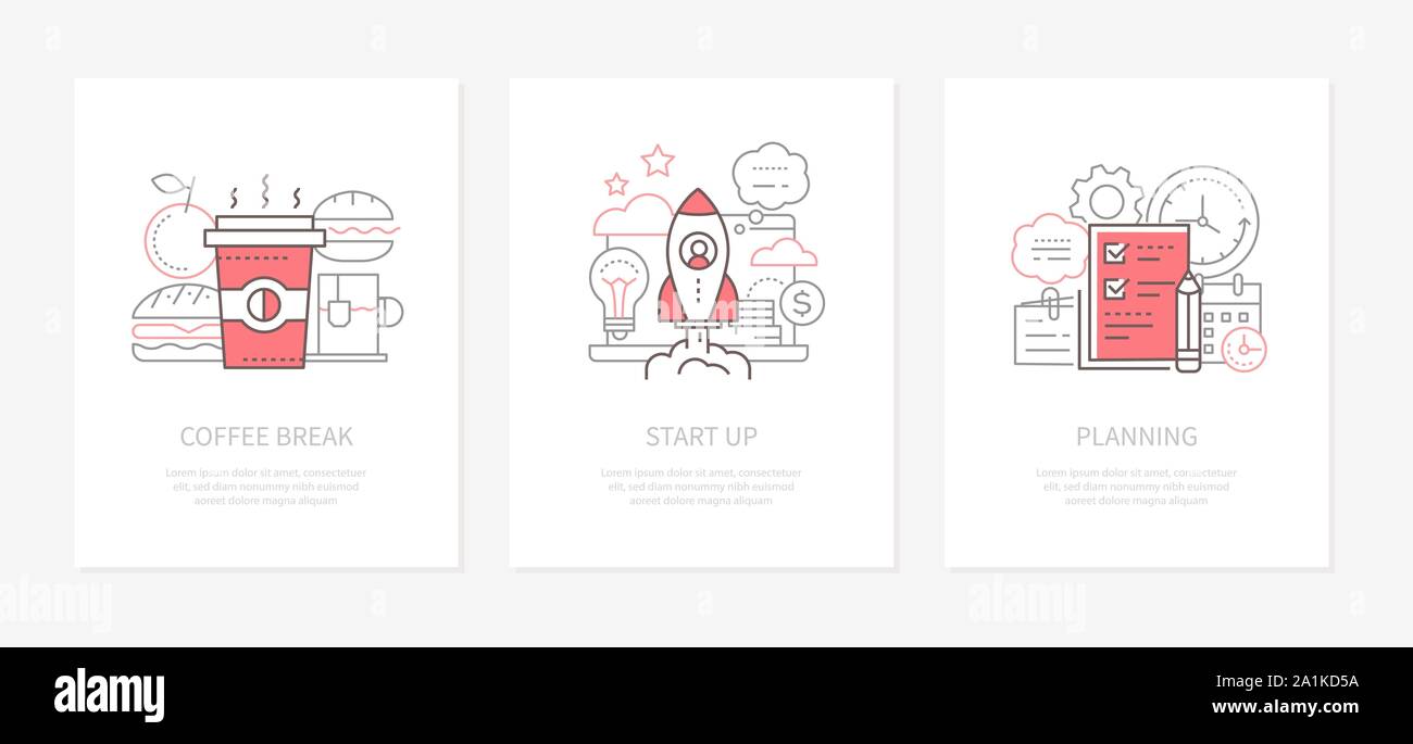 Startup break Stock Vector Images - Alamy