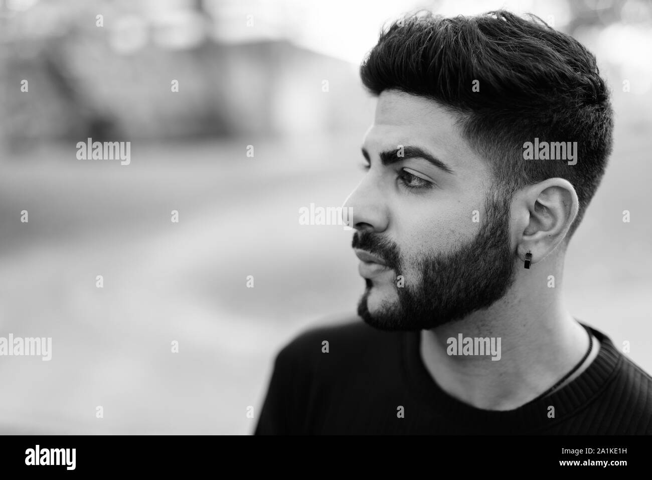 Indian road side view Black and White Stock Photos & Images - Alamy