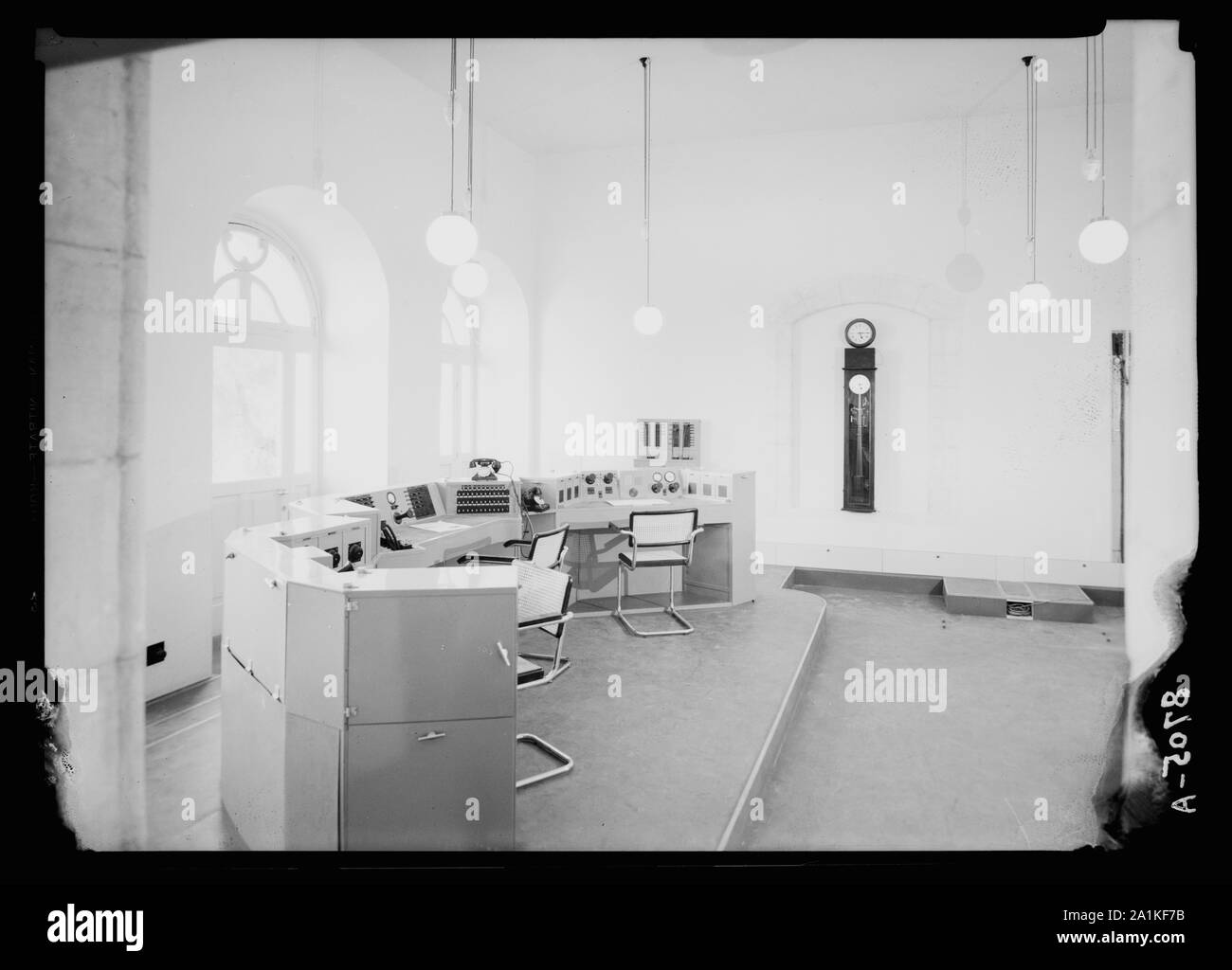 Queen control room Black and White Stock Photos & Images - Alamy