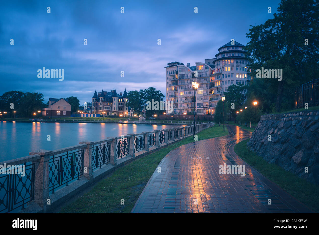 Architecture of Kaliningrad. Kaliningrad, Kaliningrad Oblast, Russia ...