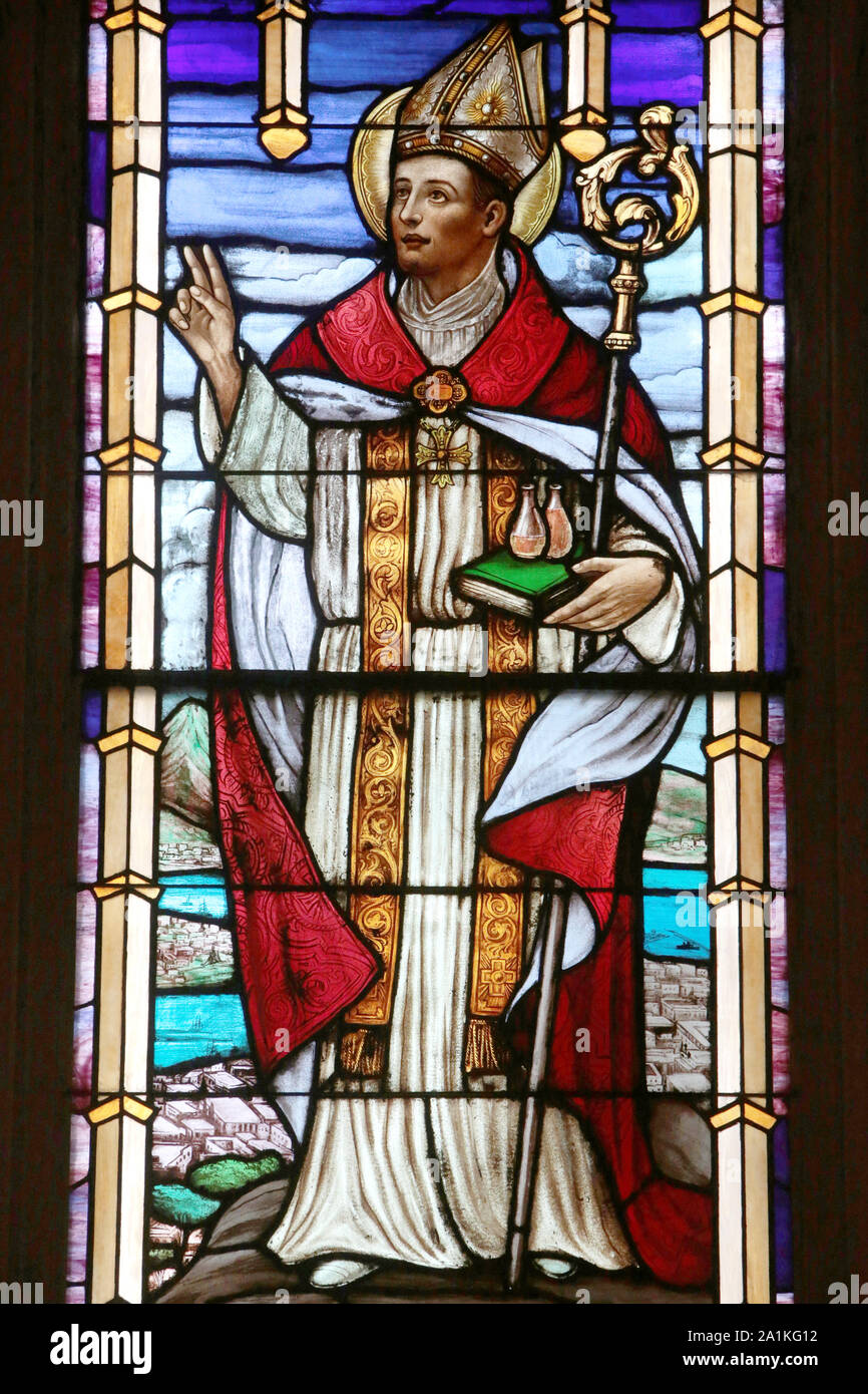 Vitrail. Cathédrale Saint-Patrick de New York. New-York. USA. / The ...