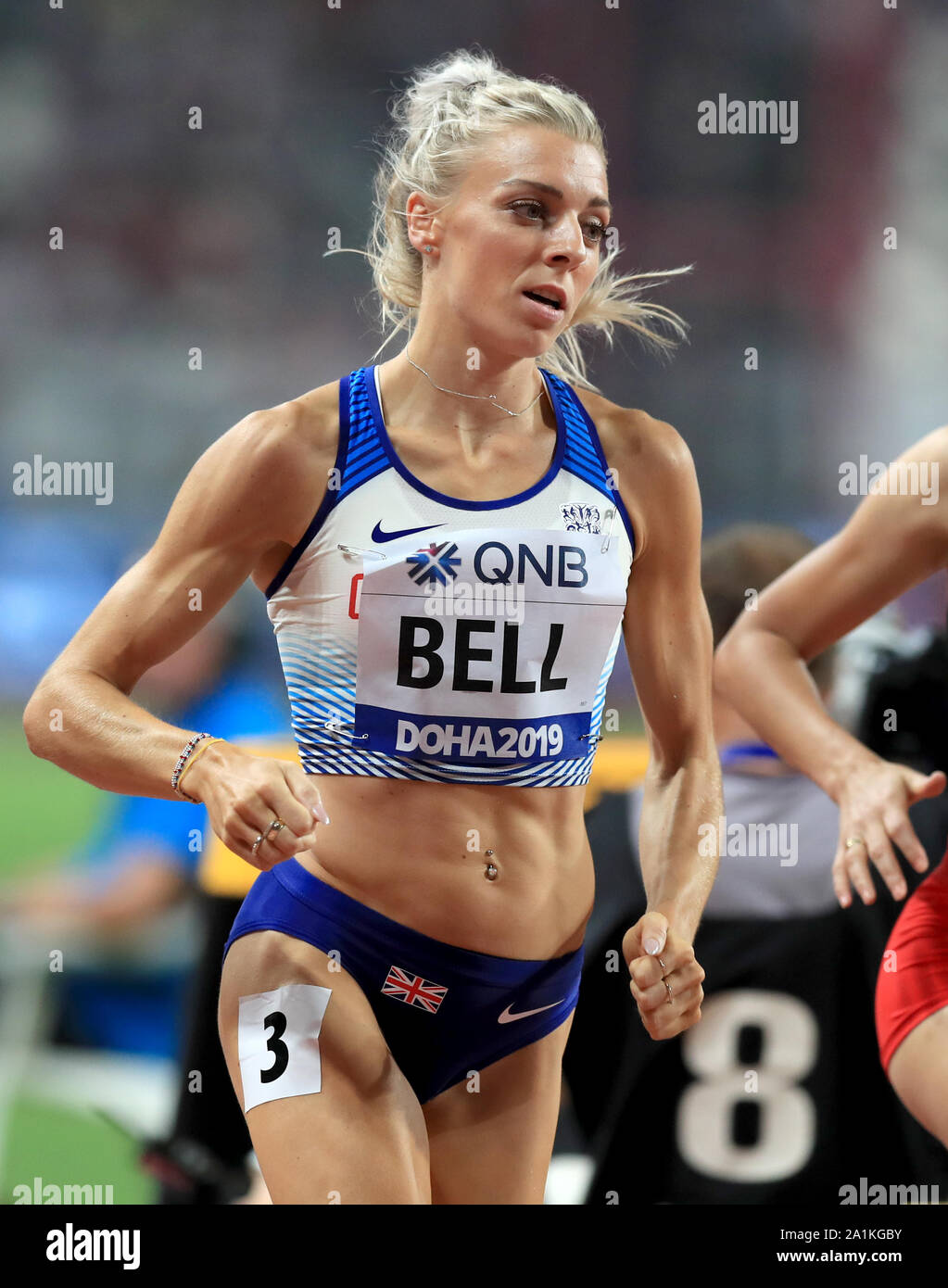 Great Britain's Alexandra Bell in action during the Women's 800 metres ...