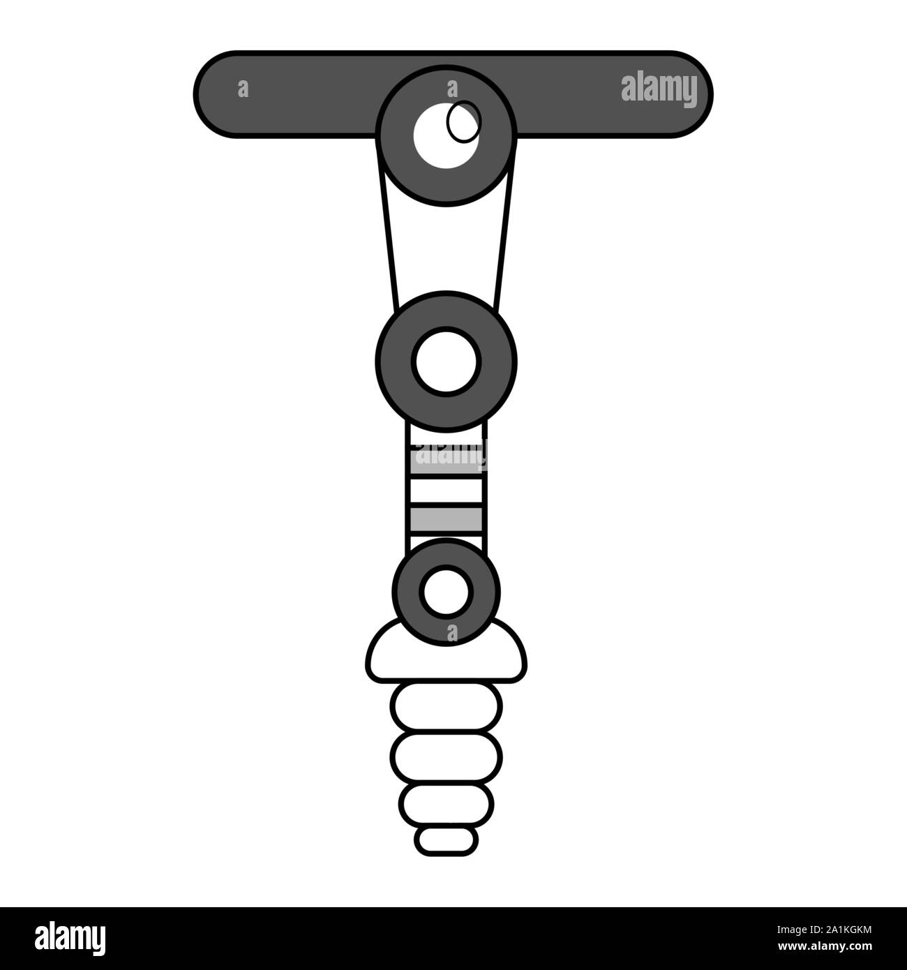 Isolated Robotic Arm Assembly Line Concept Vector Stock Vector Image And Art Alamy