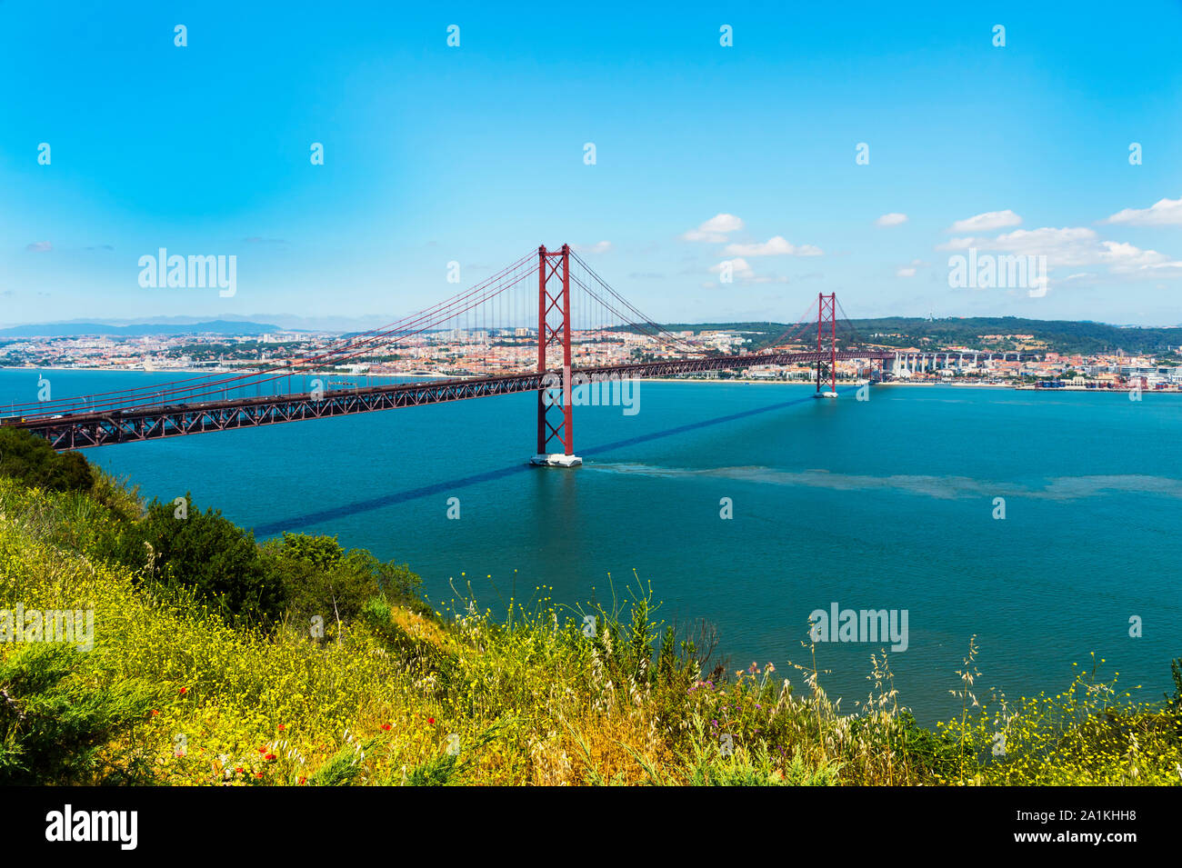 25 April Bridge over Tagus River, Belem, Portugal Stock Photo - Alamy
