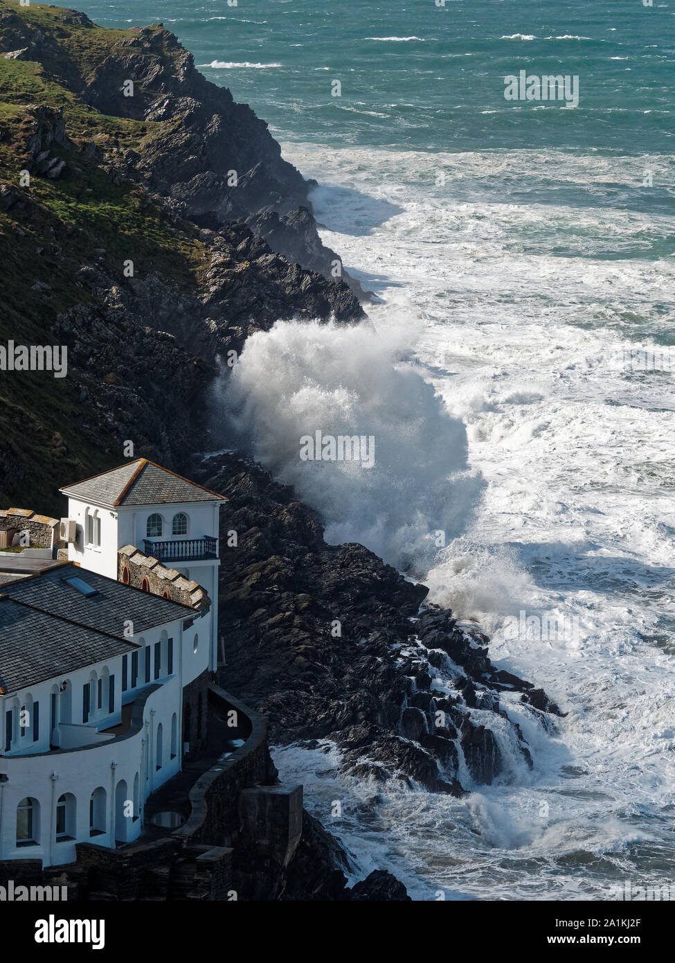 Beach suspension bridge newquay in hi-res stock photography and images ...