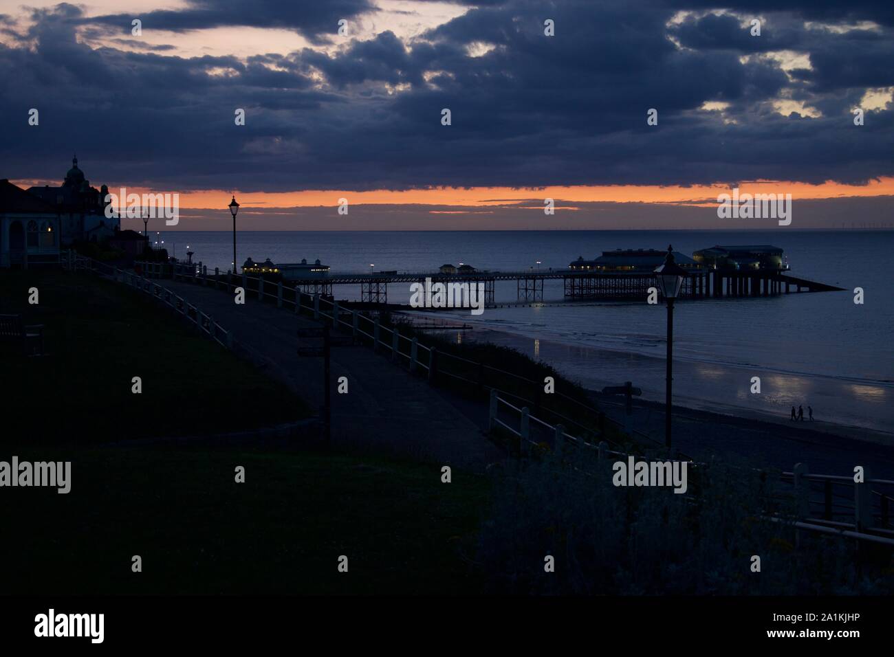 Cromer sea front in the evening Stock Photo - Alamy