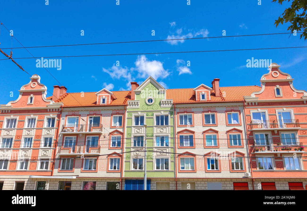 Architecture of Kaliningrad. Kaliningrad, Kaliningrad Oblast, Russia ...