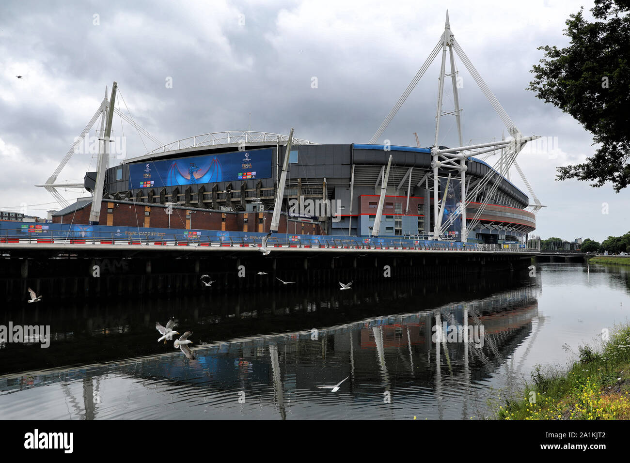 The National Stadium of Wales - ahead of tomorrows UEFA Champions ...