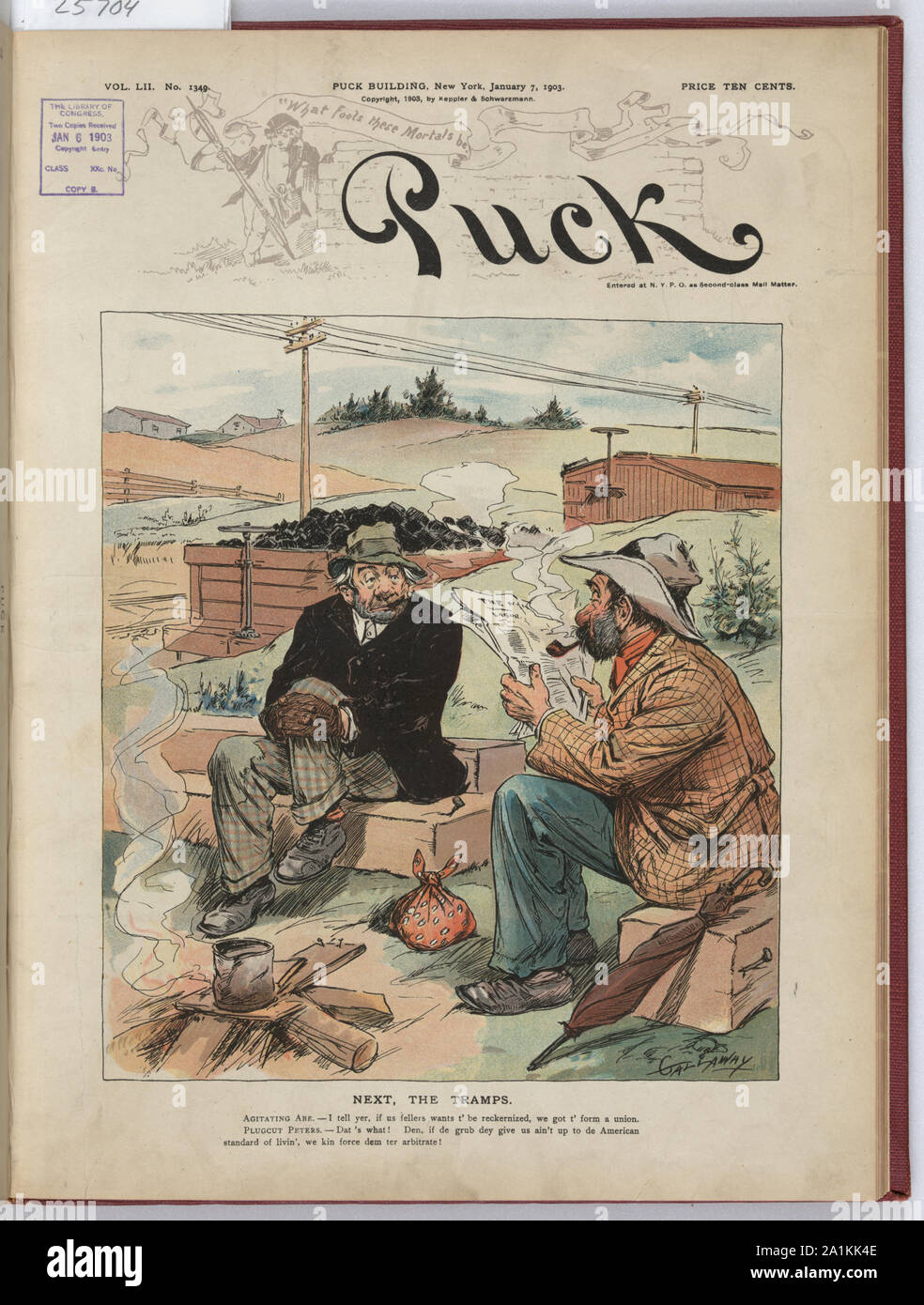 Next, the tramps / Gallaway Stock Photo - Alamy