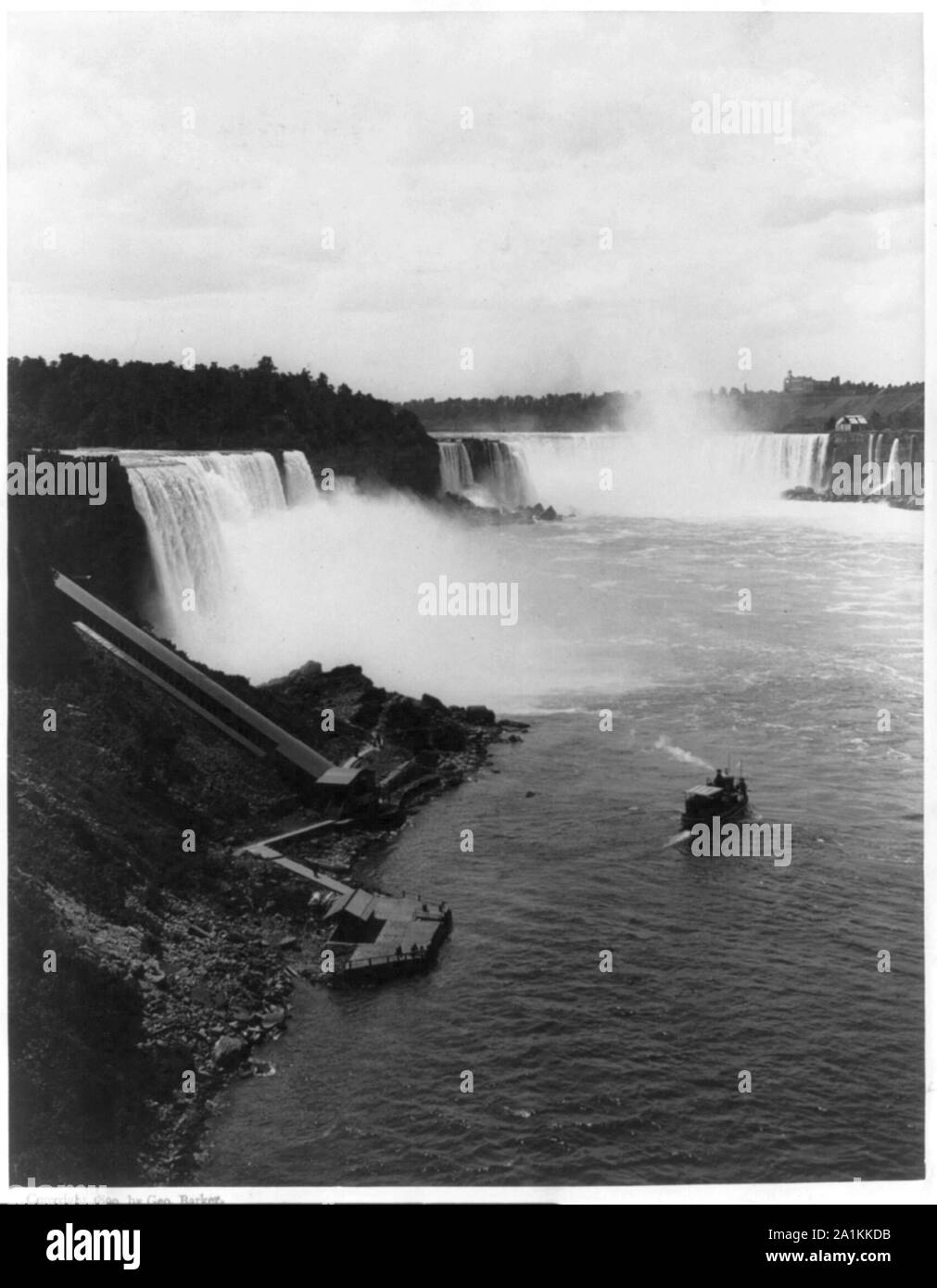 Views niagara falls Black and White Stock Photos & Images - Alamy