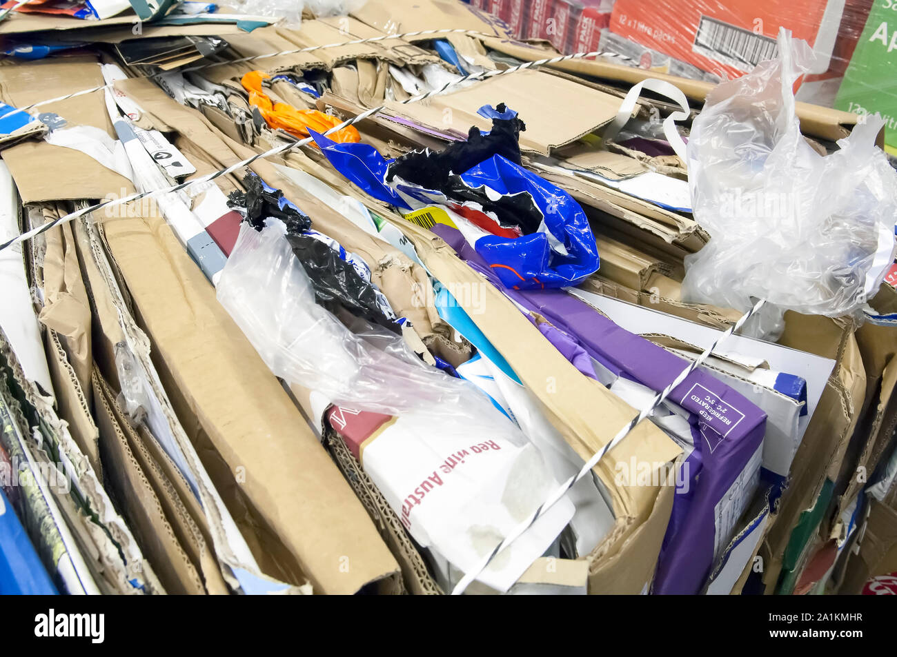 Large piles of recycling Stock Photo - Alamy
