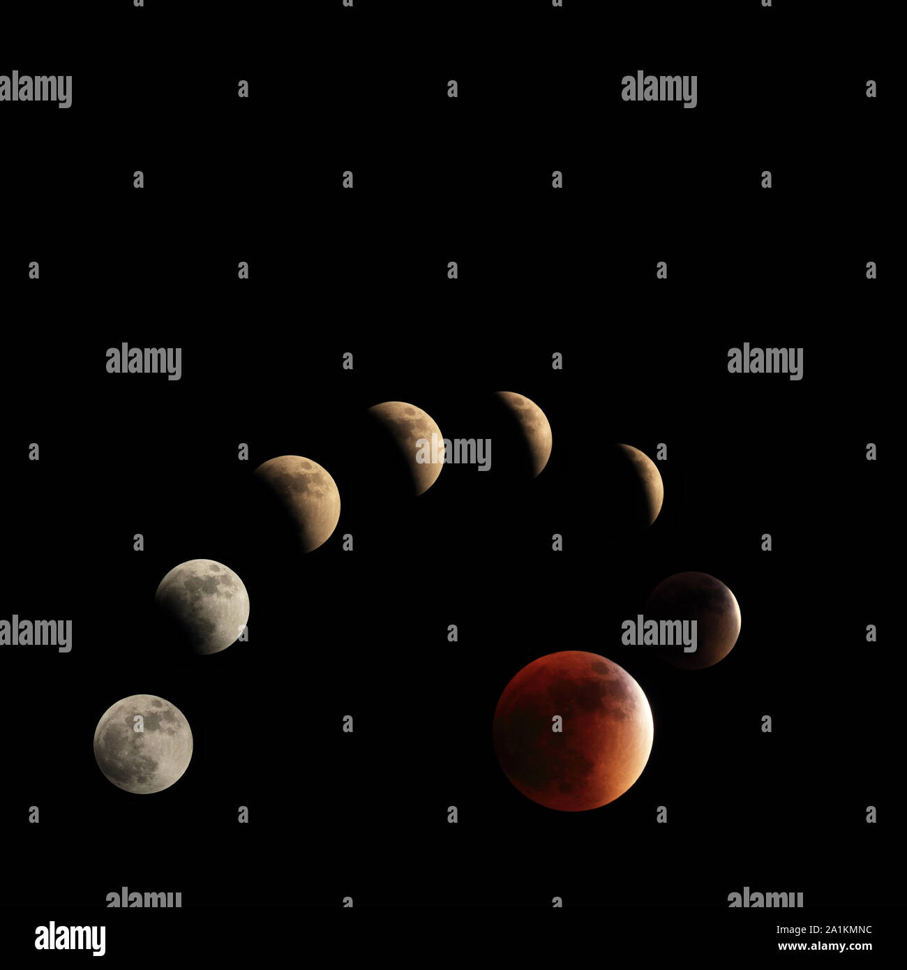 Phases of eclipse hi-res stock photography and images - Alamy