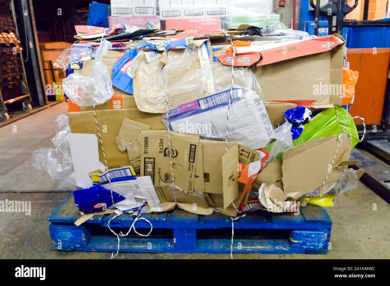 Large piles of recycling Stock Photo - Alamy