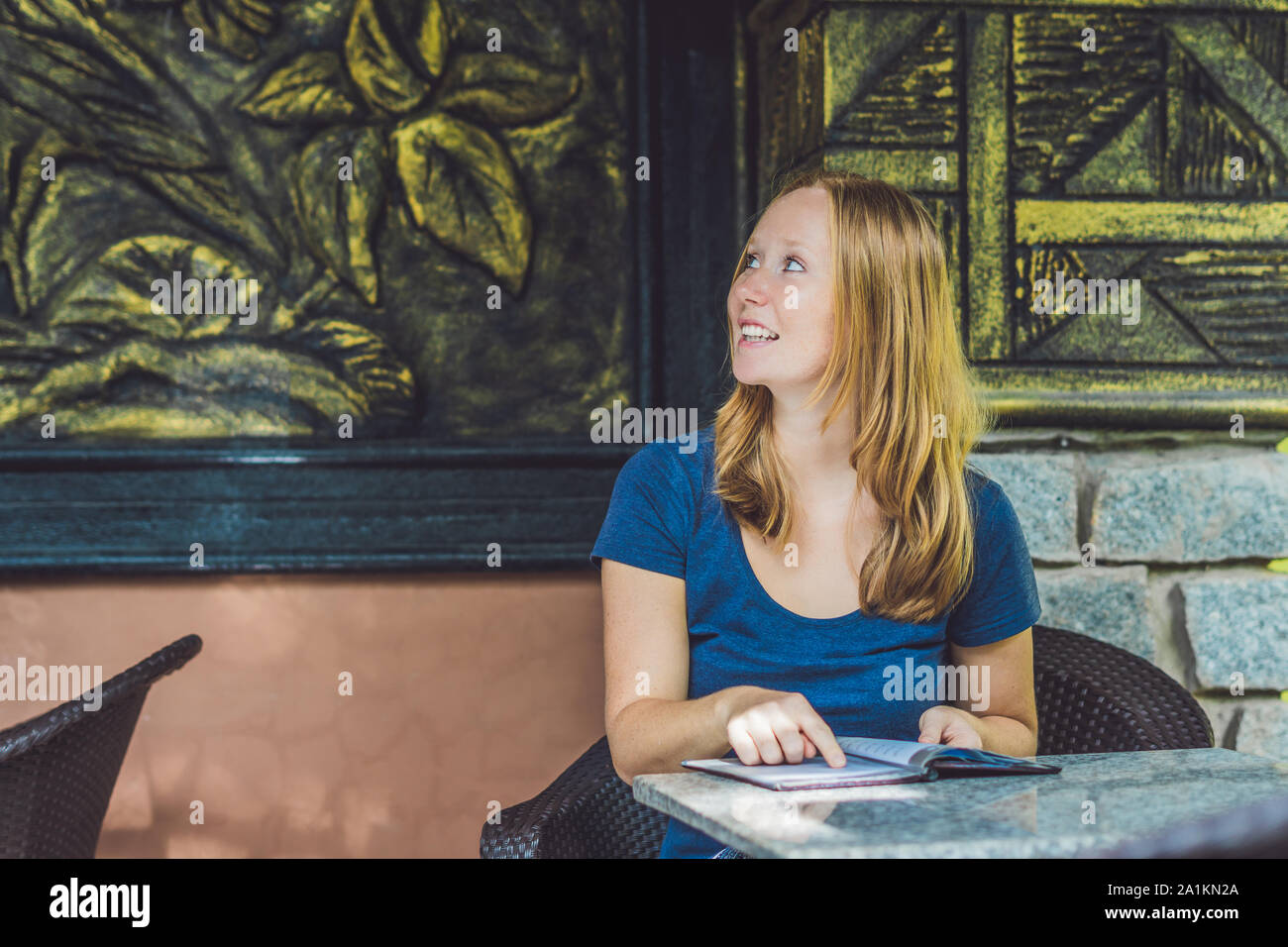 Ordering lunch from menu hi-res stock photography and images - Alamy