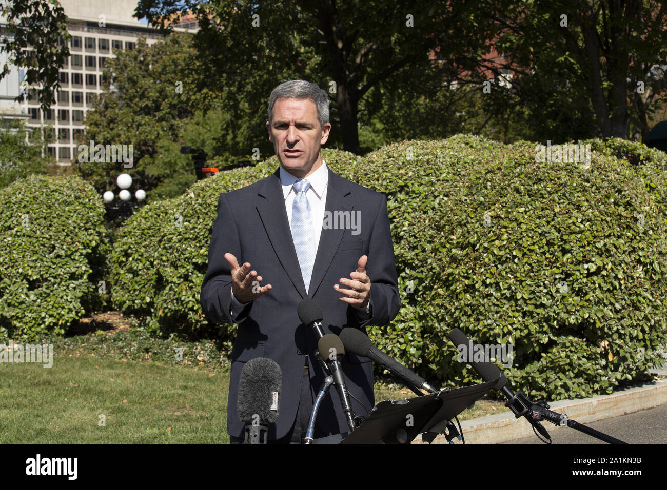 Washington DC, USA. 27th Sept, 2019. Ken Cuccinelli, Acting Director of ...