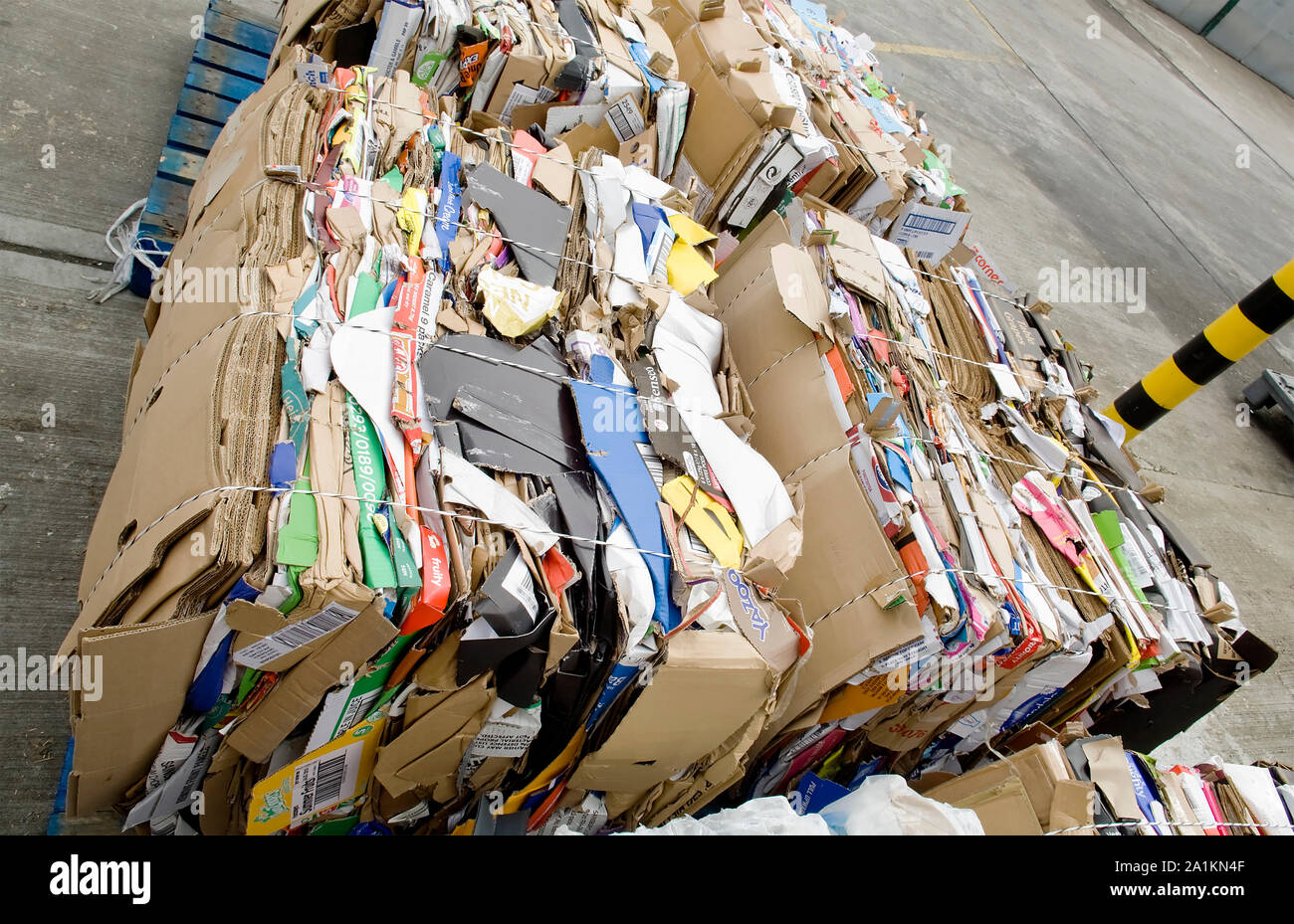 Large piles of recycling Stock Photo - Alamy