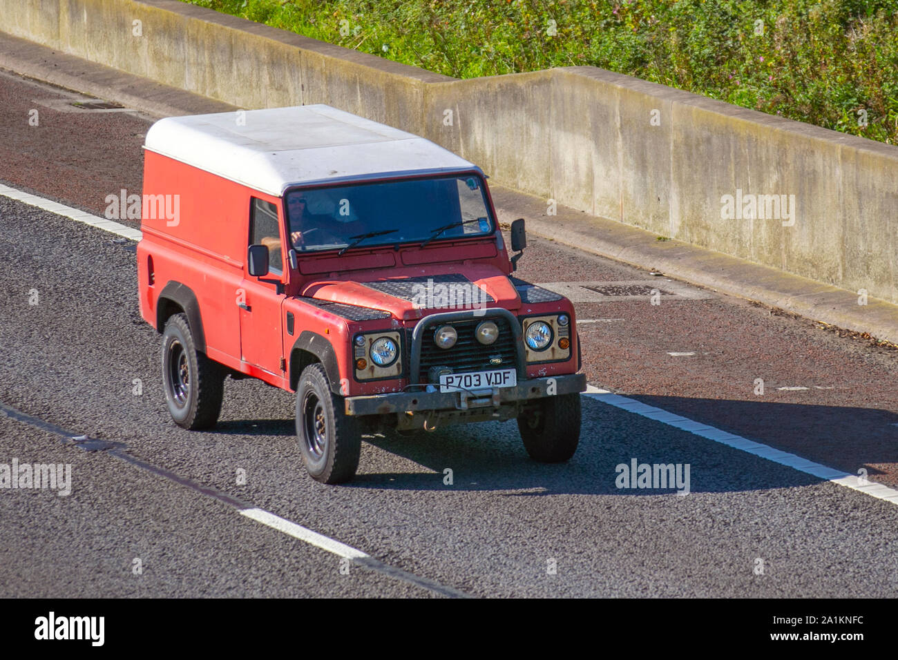 Land rover defender 110 classic cars hi-res stock photography and ...