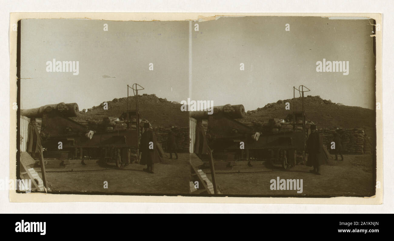 Nine in. Russian gun, a fierce defender of the attacked fortess ...