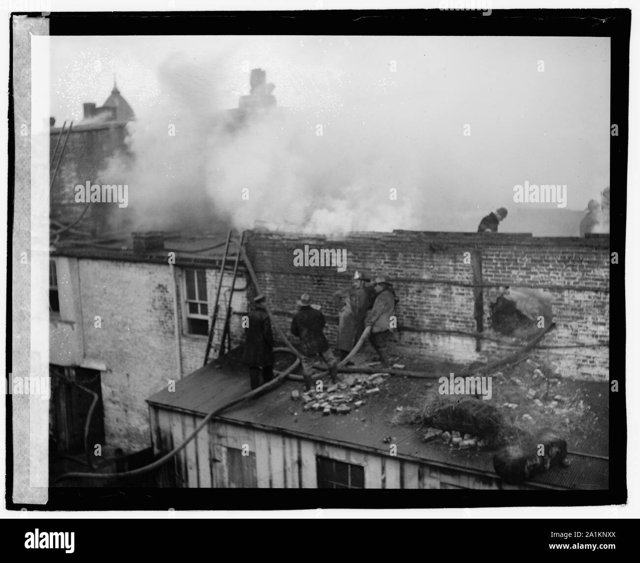 Nixon Brewer fire, 7th and B, [Washington, D.C.] Stock Photo - Alamy