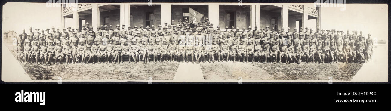 No. 2, officers of Fifth Brigade, Galveston, Tex., March 1913 Stock ...