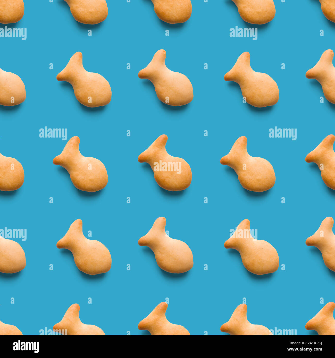 Biscuits on colourful background. Seamless pattern Stock Photo - Alamy