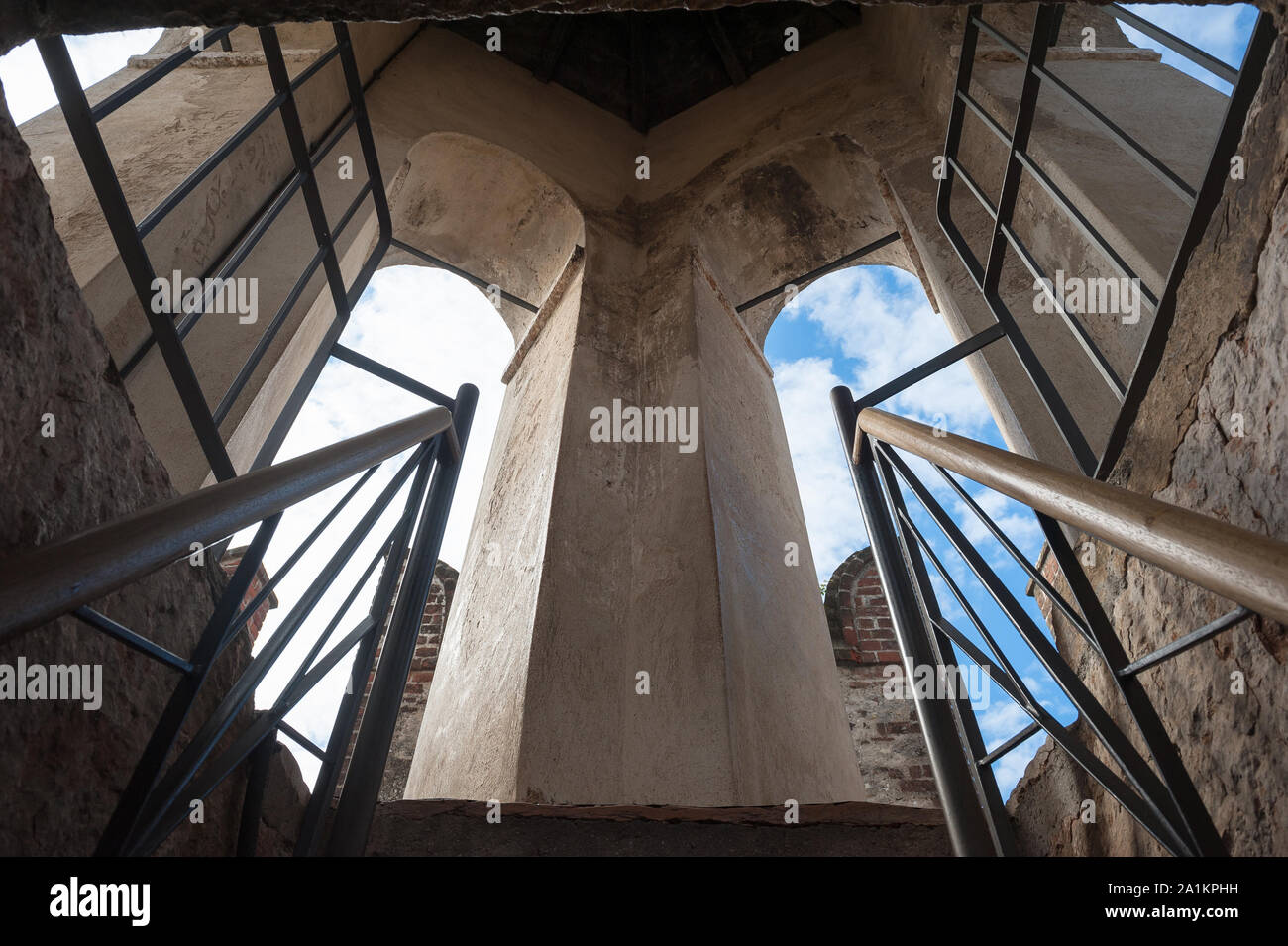 Castle tower stairs hi-res stock photography and images - Alamy