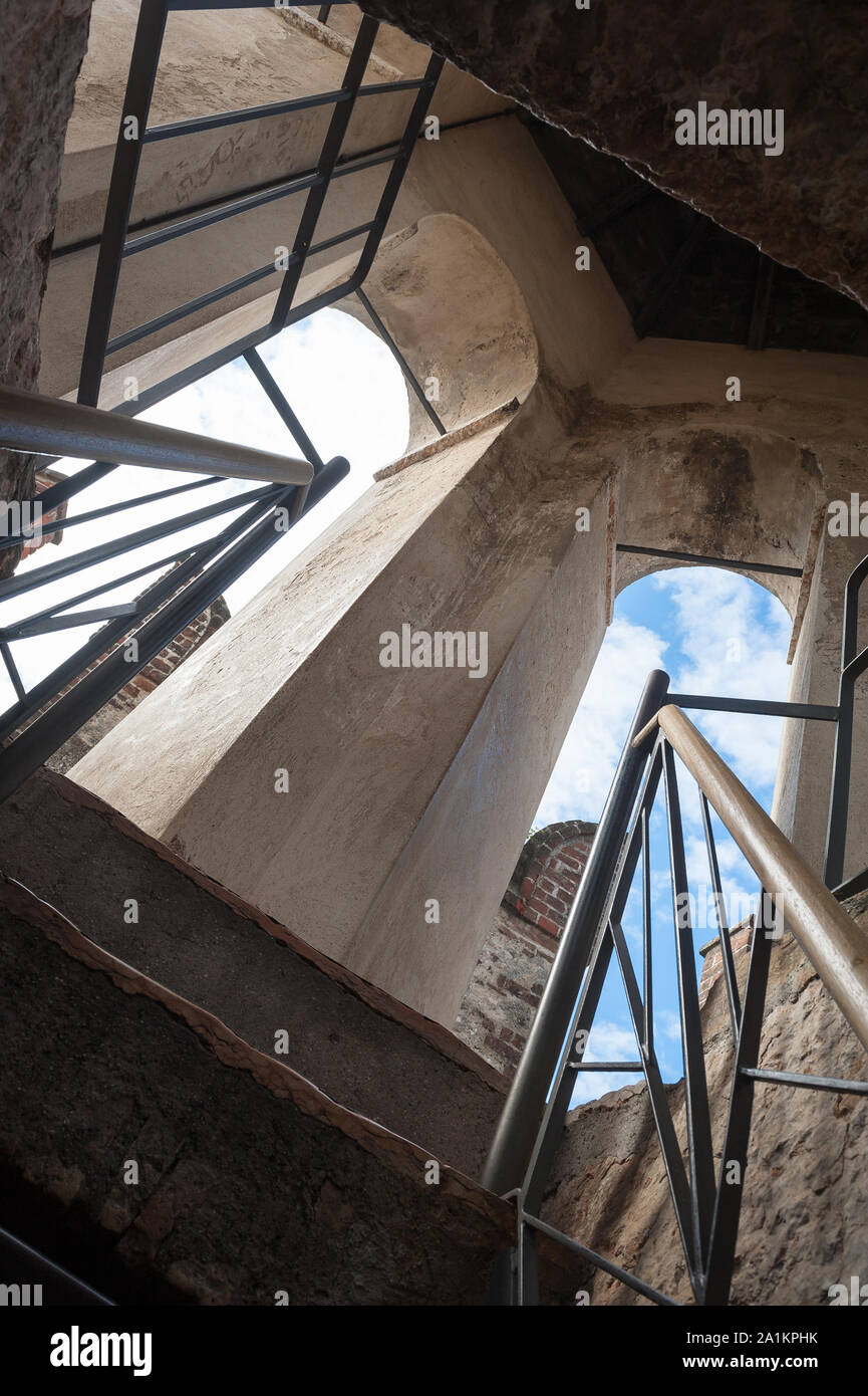 Castle tower stairs hi-res stock photography and images - Alamy