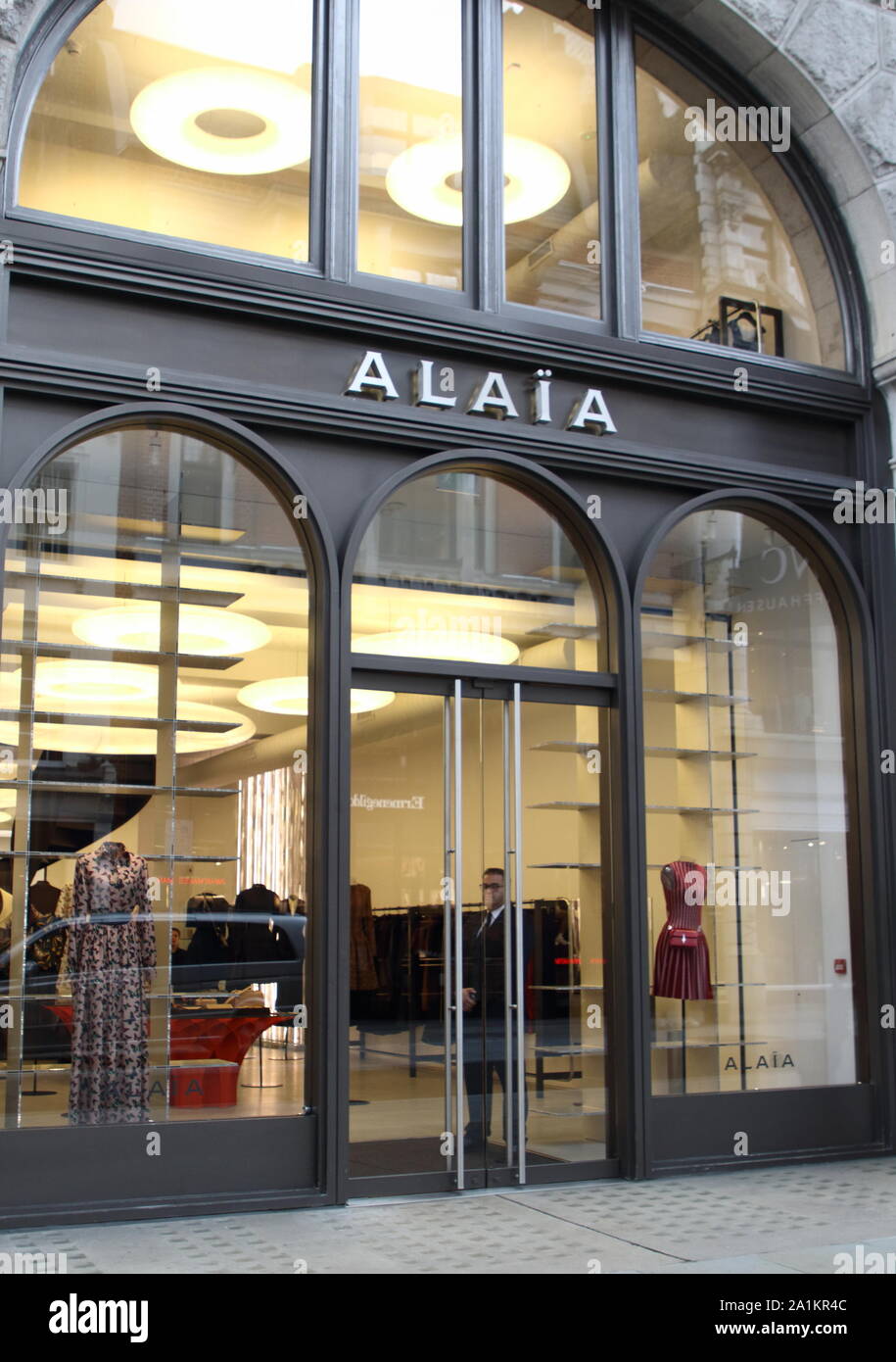 September 26, 2019, London, United Kingdom: Alaia store in the Luxury ...