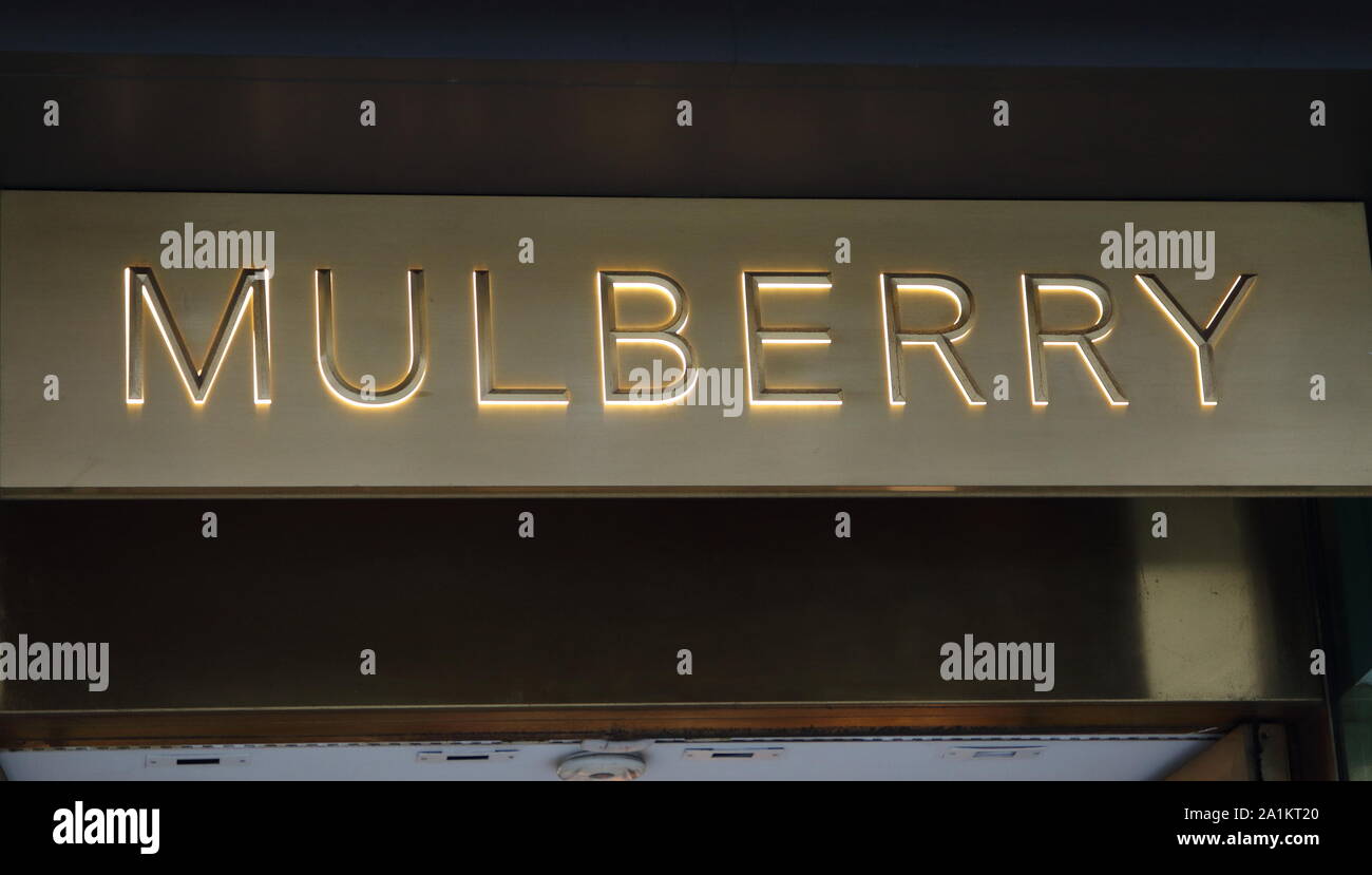 Mulberry logo hi-res stock photography and images - Alamy