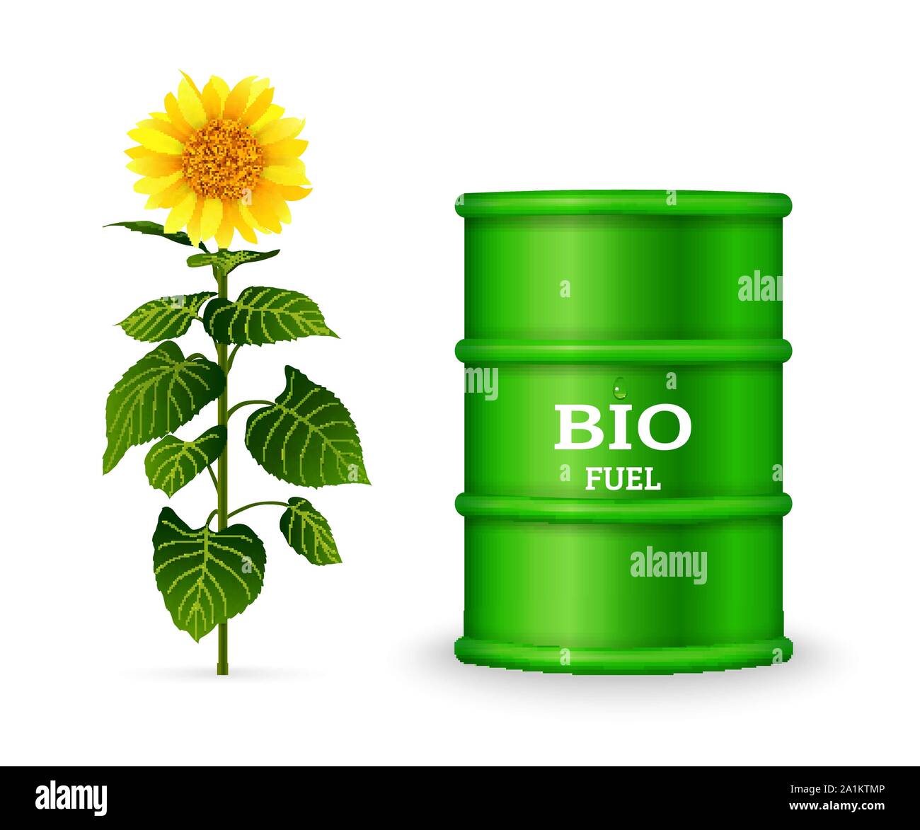 Biodiesel production Stock Vector Images - Alamy