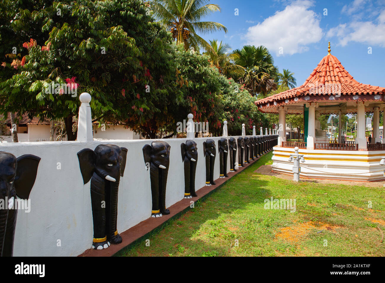 Aluvihare,Sri Lanka - January 23,2019: The Aluvihare Rock Temple (also ...
