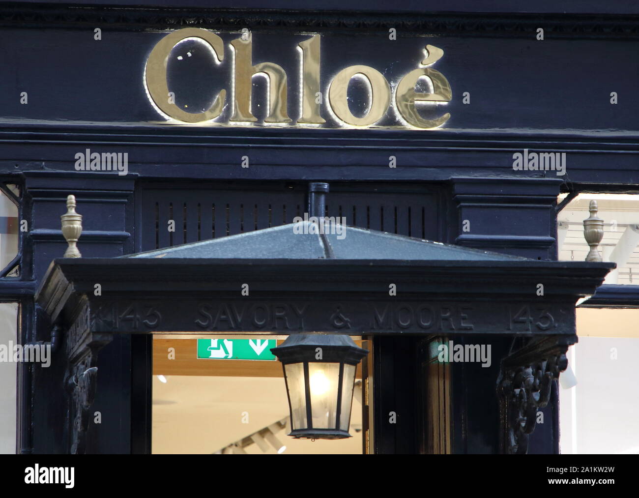 September 26, 2019, London, United Kingdom: Chloe store in the Luxury ...