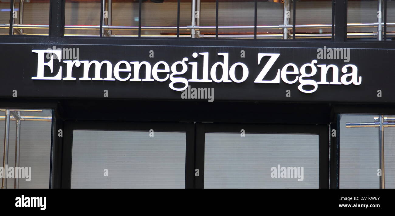 Ermenegildo zegna logo hi-res stock photography and images - Alamy