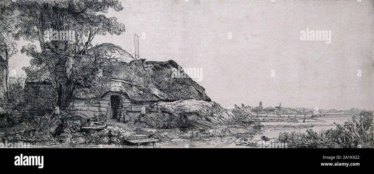 Rembrandt van rijn etching hi-res stock photography and images - Alamy