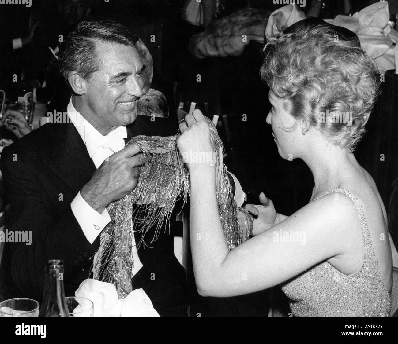 Cary Grant And Kim Novak At A Formal Event Circa 1959 File Reference