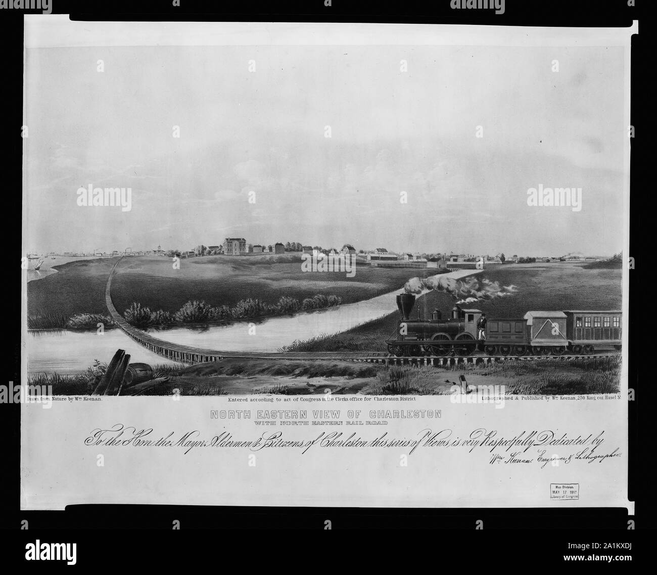 Waterfront charleston south carolina Black and White Stock Photos ...