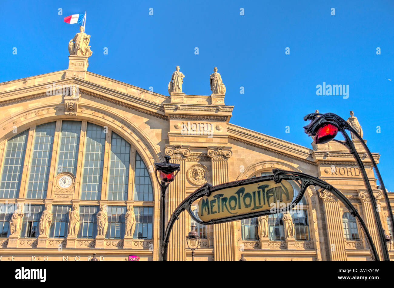 Paris Gare du Nord Station Stock Photo - Alamy