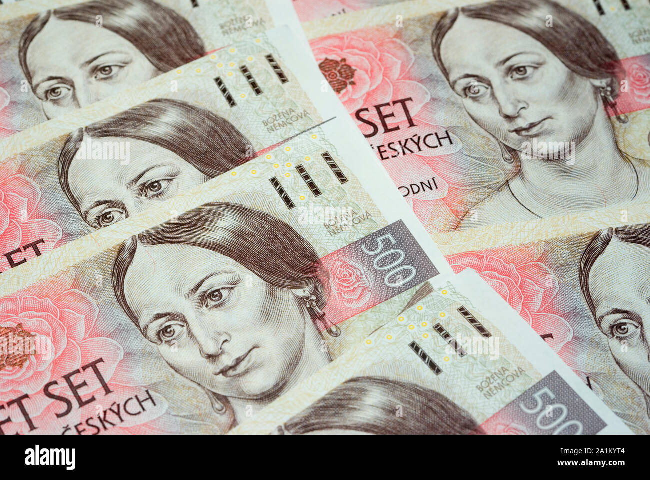 Czech Koruna Notes Stock Photo - Alamy