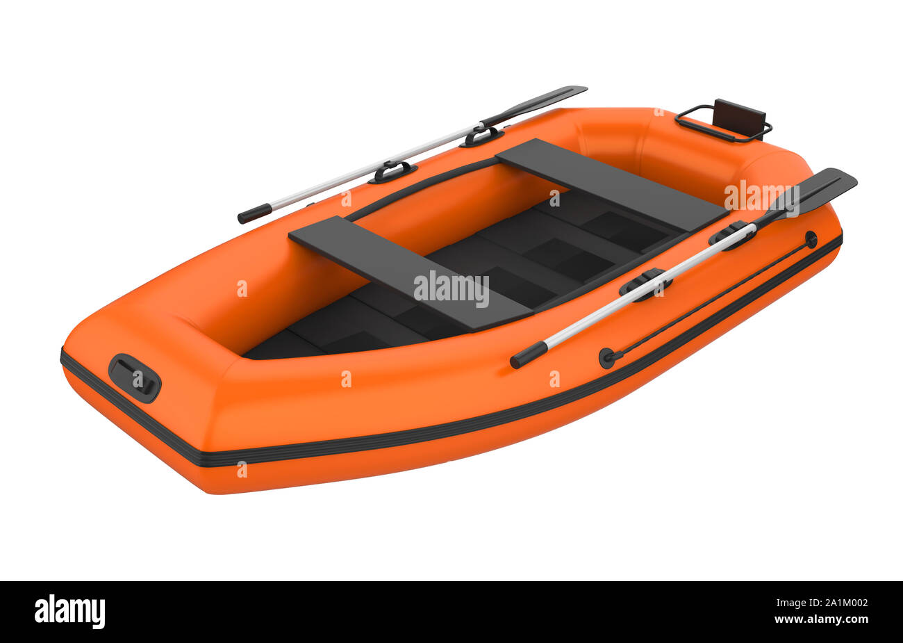 Inflatable Boat Isolated Stock Photo - Alamy