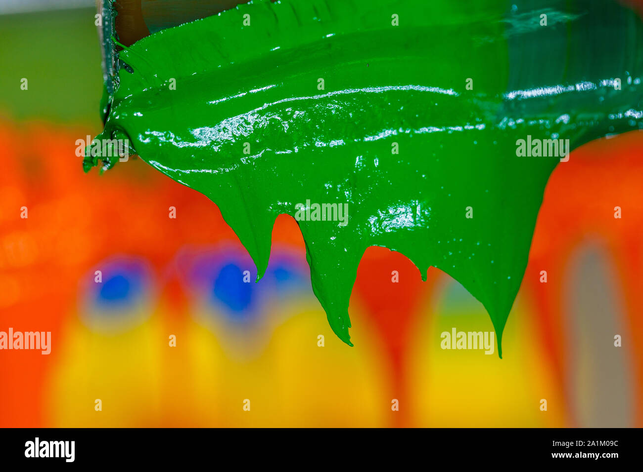 Bright yellow printers ink hi-res stock photography and images - Alamy