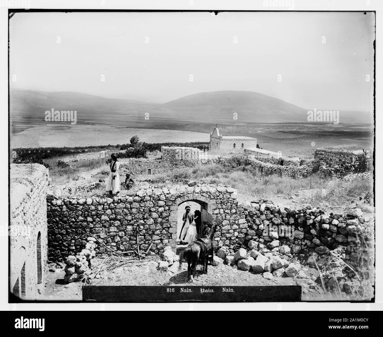 Northern views. Nain Stock Photo - Alamy
