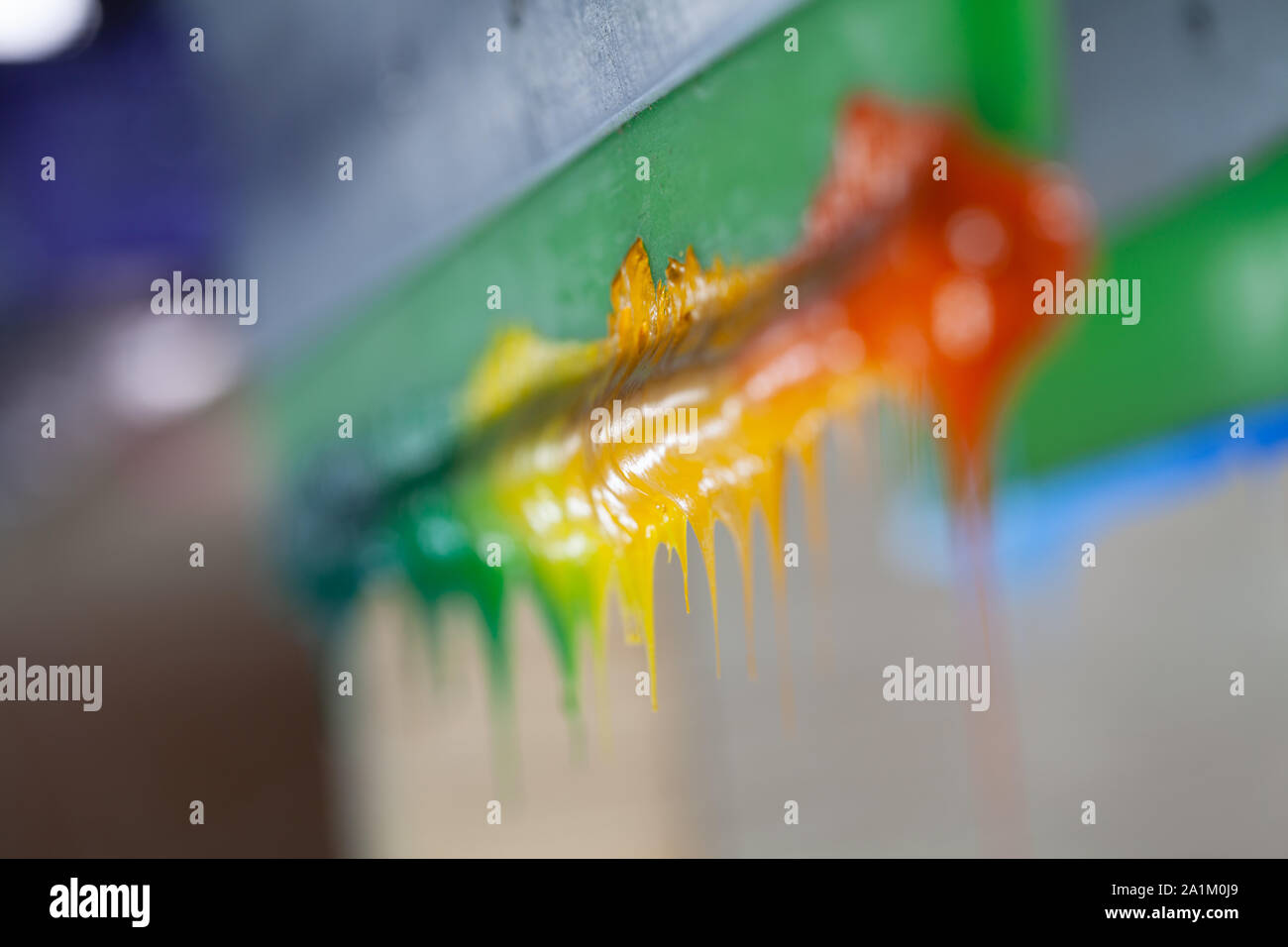 Bright yellow printers ink hi-res stock photography and images - Alamy