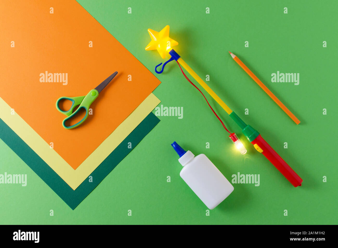 preparation to make diy lantern for sankt martin, traditional german ...