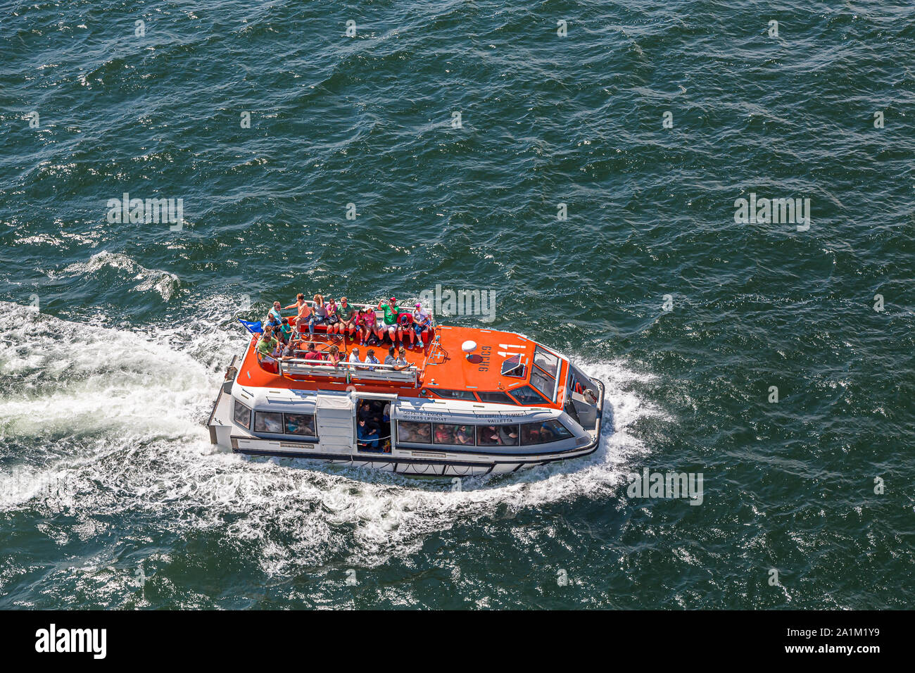 NEWPORT, RHODE ISLAND - July 8, 2017: Royal Caribbean operate over 25 ...