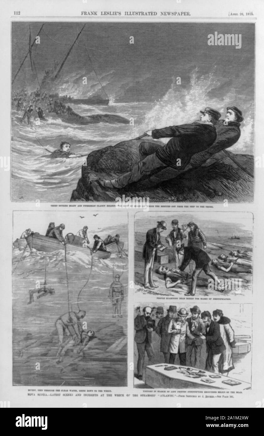 Atlantic steamship 1873 hi-res stock photography and images - Alamy