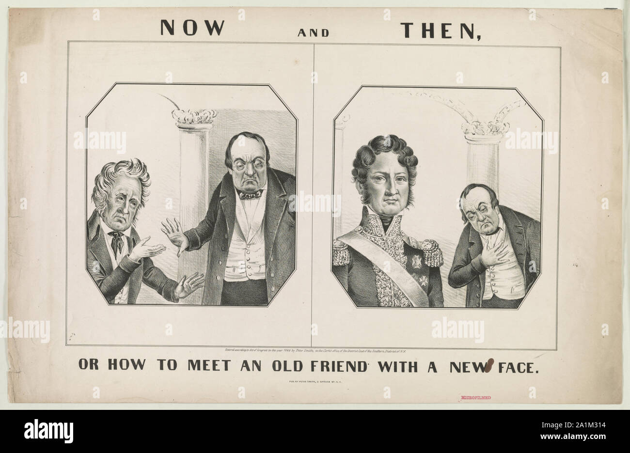 Now and then: or how to meet an old friend with a new face Stock Photo ...
