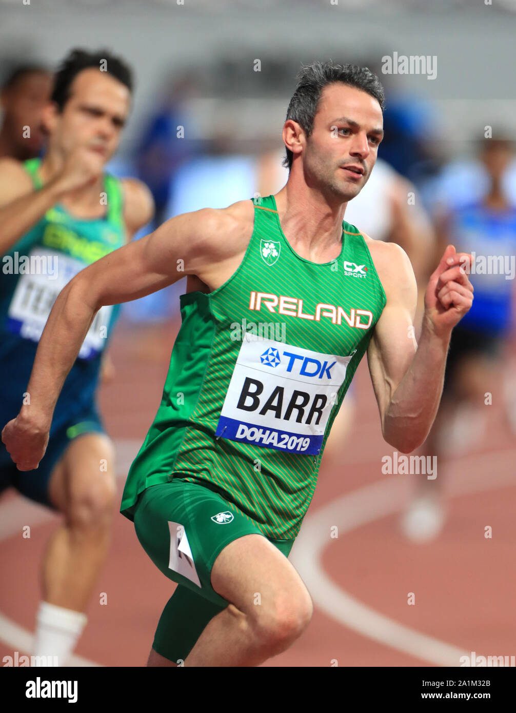 Ireland's Thomas Barr in a action during heat one of the Men's 400 ...
