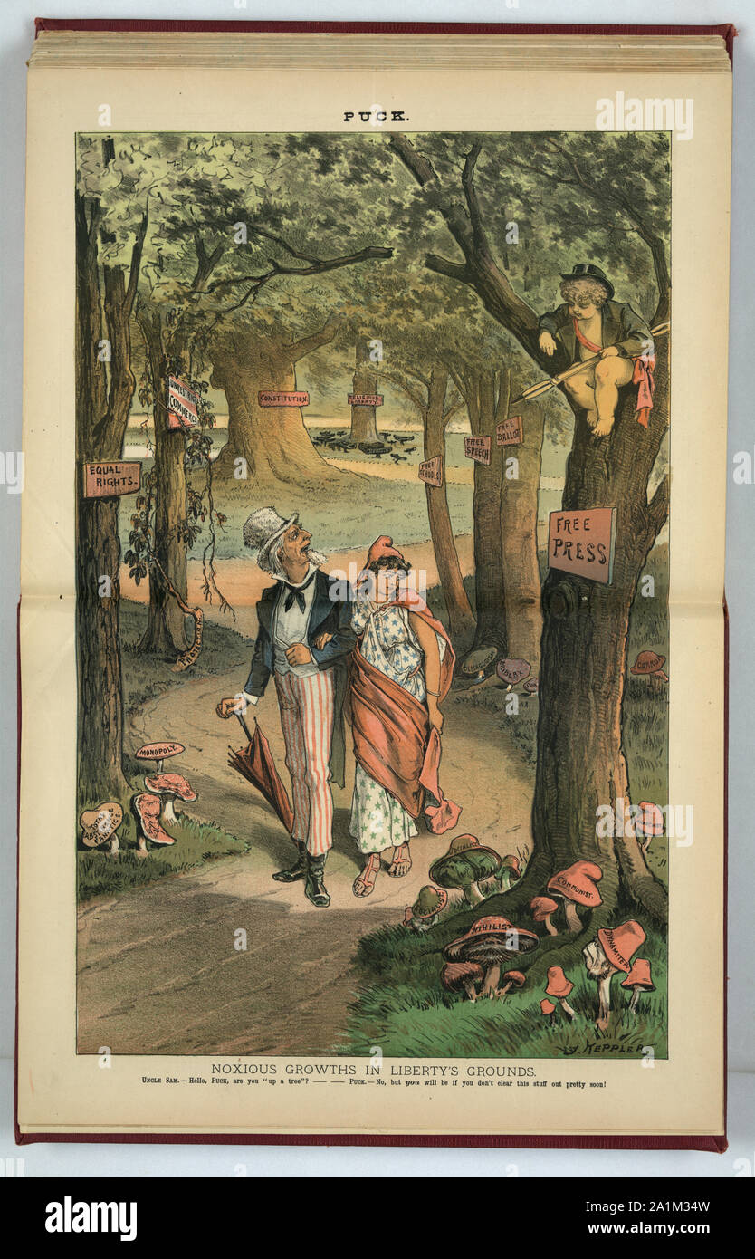 Political cartoon corruption 1800s hi-res stock photography and images ...
